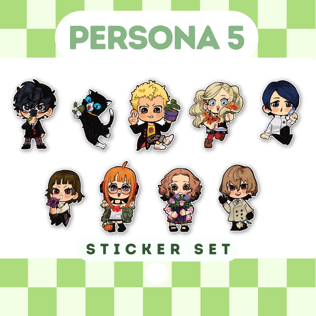 P5 | Steal Your Heart Gang | Anime | Matte Vinyl Sticker - Etsy