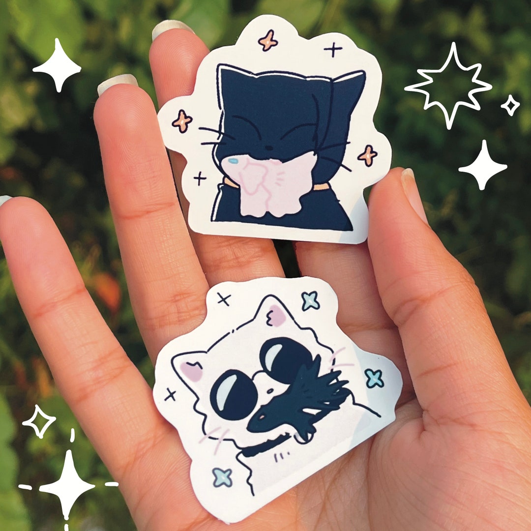 Jujutsu Kaisen: Geto Gojo Cat Die Cut Vinyl Sticker - Etsy