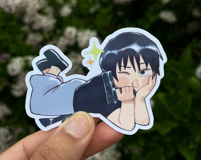 Hot Girl Toji | Anime | Glossy Vinyl Sticker - Etsy