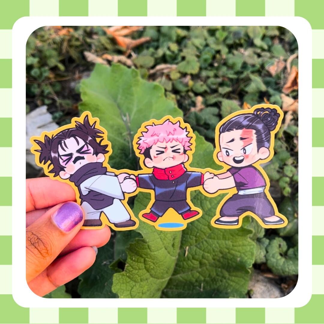Tug of War | Anime | Glossy Vinyl Sticker - Etsy