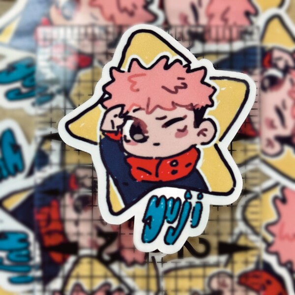 Vinyl Jujutsu Kaisen Sticker - Etsy