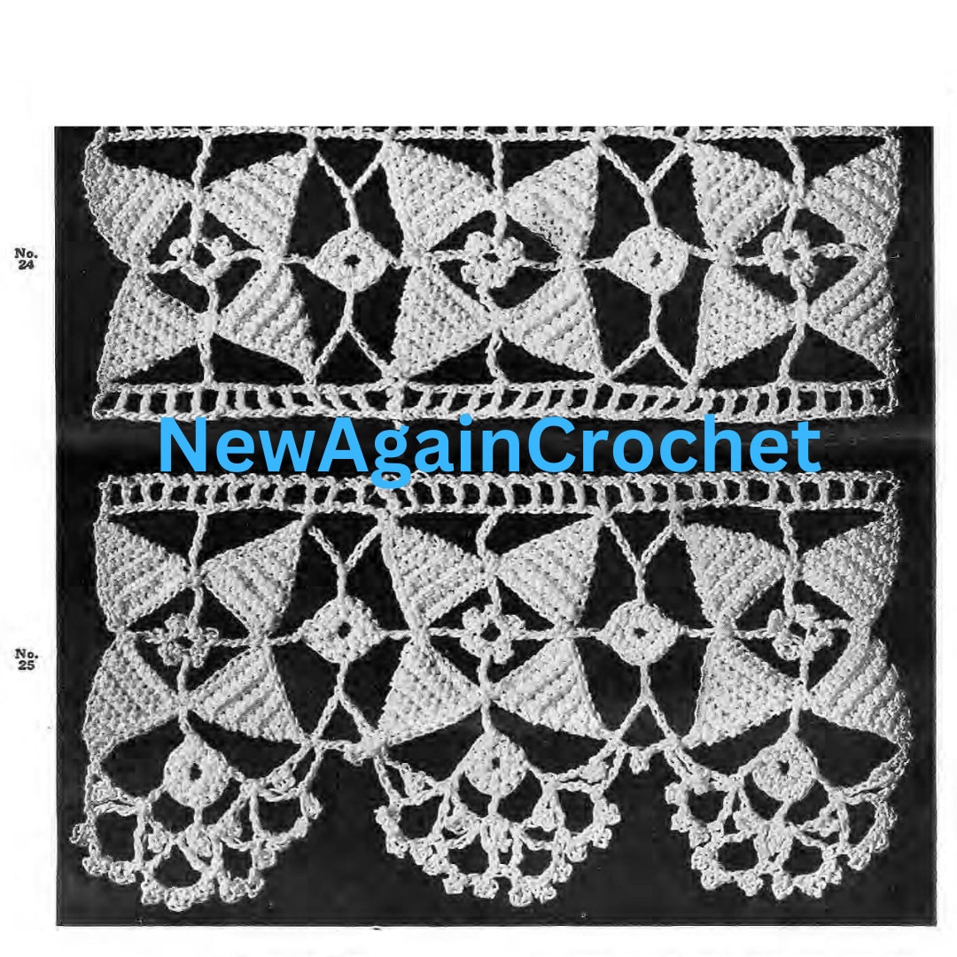 1912 Vintage / Antique Crochet Pattern Book Princess Crochet Album PDF ...