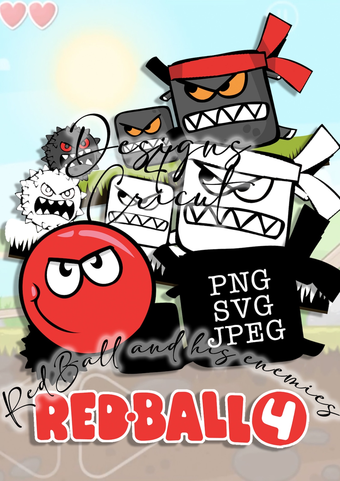 Red Ball 4 Redball T-shirt Heat Press Design DIY Circuit - Etsy