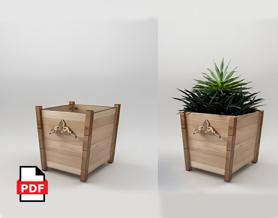 Planter Box Diy Build Plan Pdf File, Woodworking Plan, Planter Plan ...