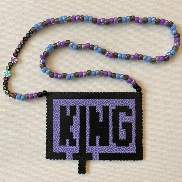Sullivan King Perler Necklace - Etsy