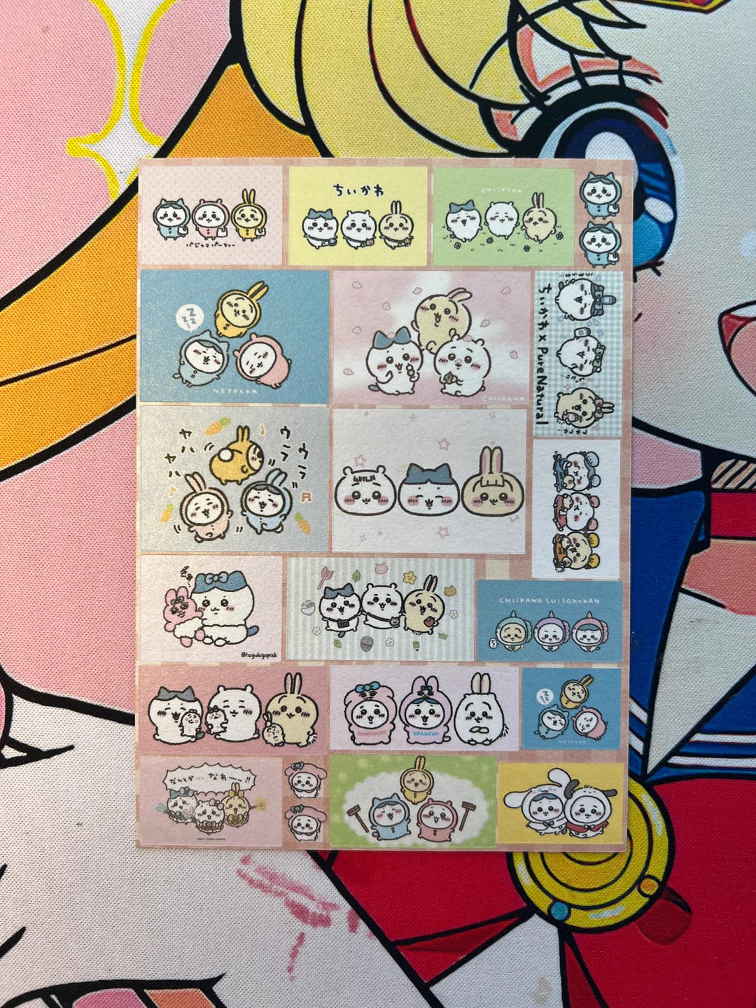 Chiikawa Together Sticker Sheet - Etsy