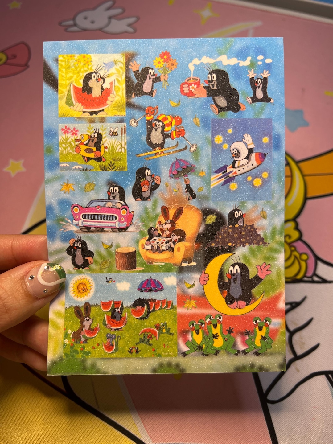 Memory the Little Mole Sticker Sheet - Etsy