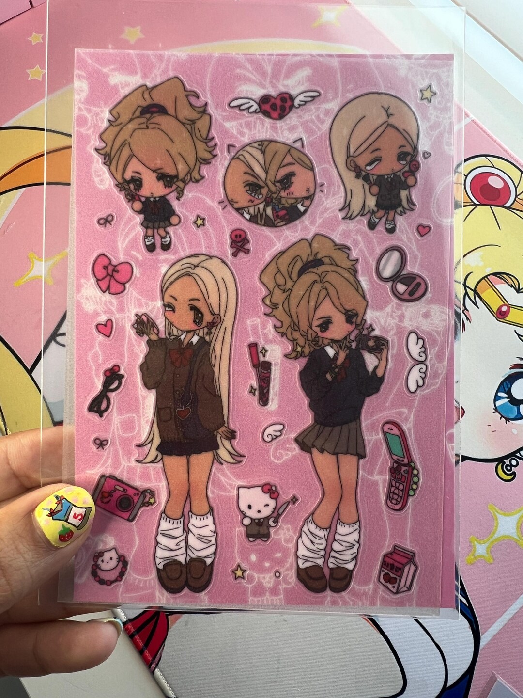 Hot Girl Sticker Sheet - Etsy