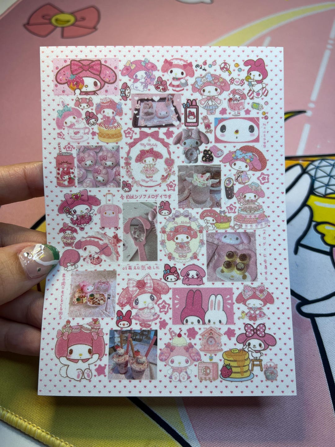 Sanrio Cuties Polka Dot My Melody Sticker Sheet - Etsy