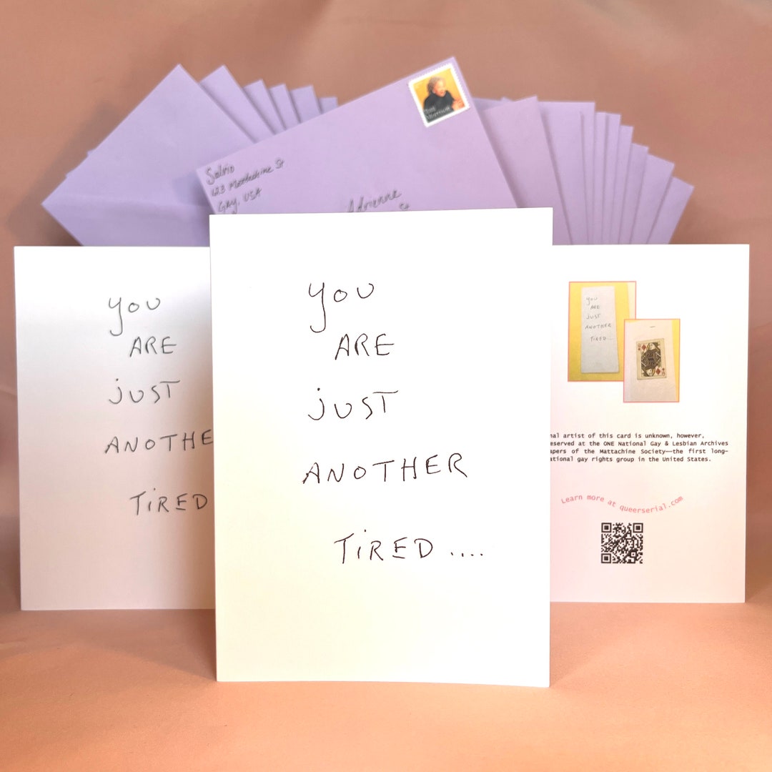 You Tired Old Queen Gay Greeting Card Birthday or Any Occasion - Etsy