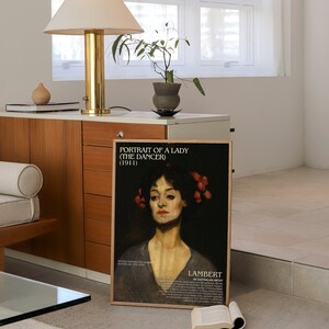 Printable Portrait of A Lady Painting Print - Affordable Vintage Wall ...