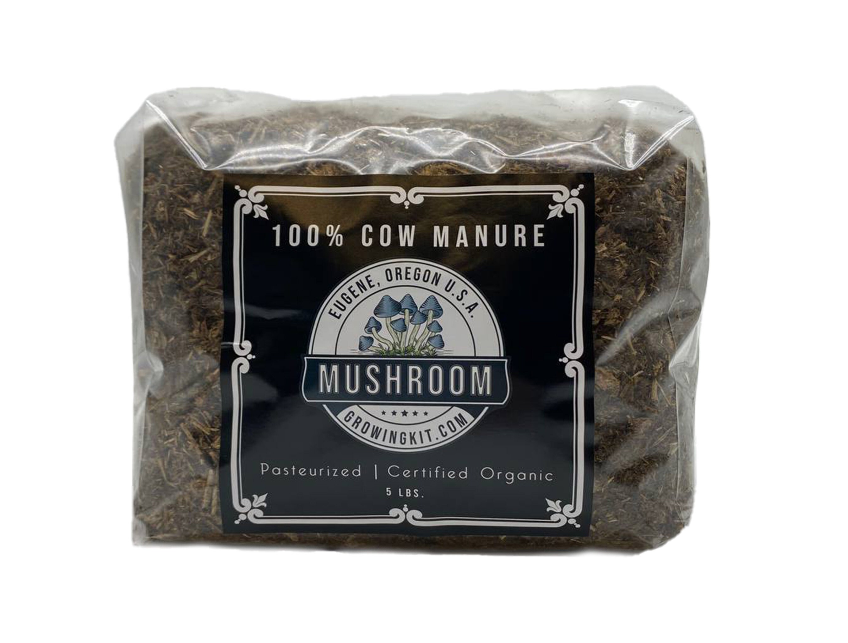 Pasteurized Manure Based Substrate 5lb. Manure Loving Mushroom ...