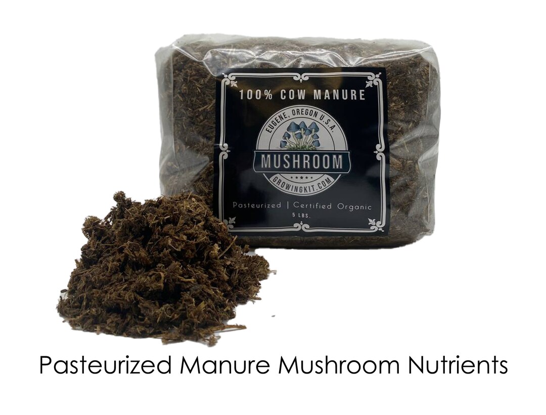 Pasteurized Manure Based Substrate 5lb. Manure Loving Mushroom ...