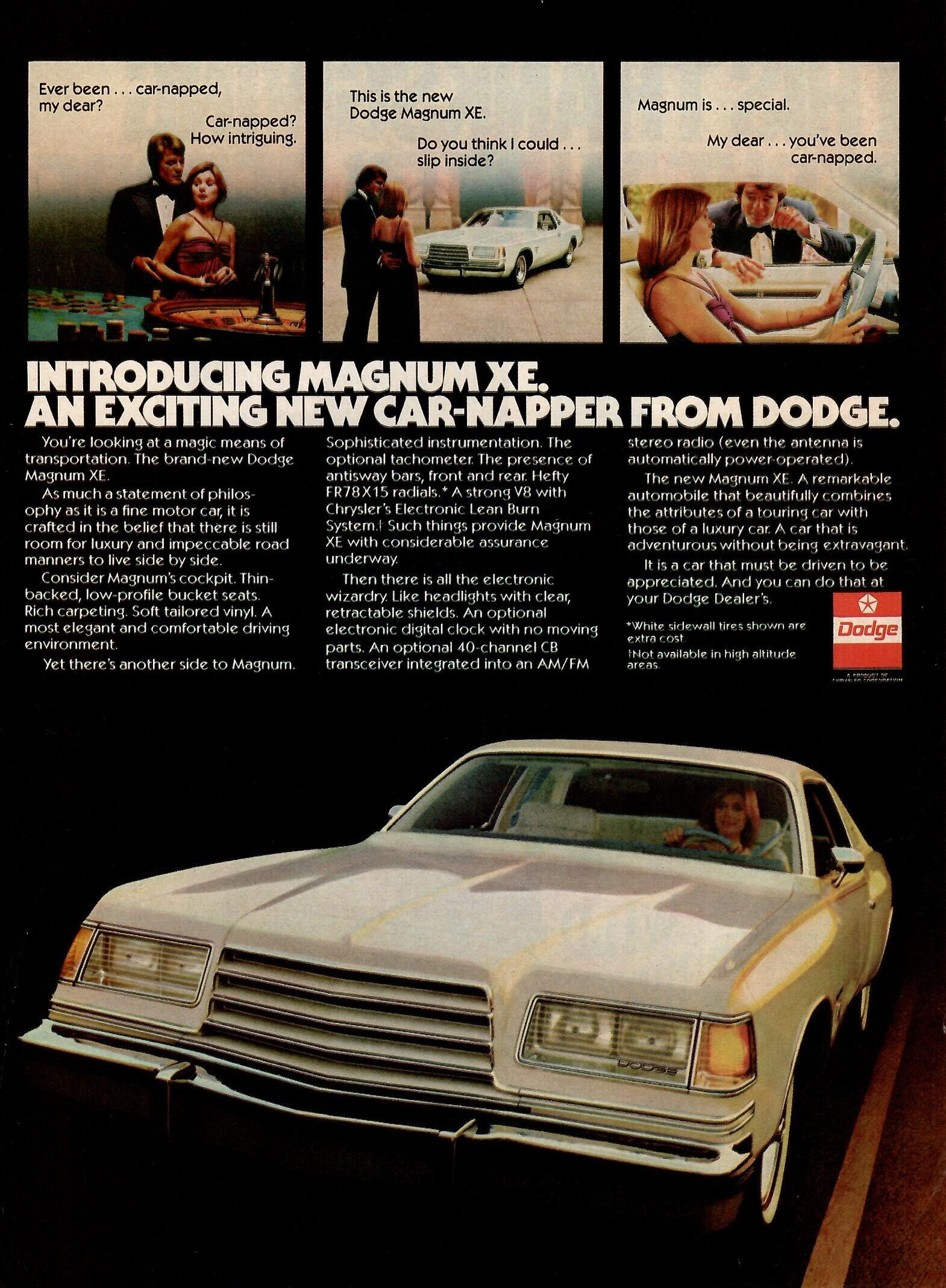 Vintage Dodge Magnum Print Ad - Etsy
