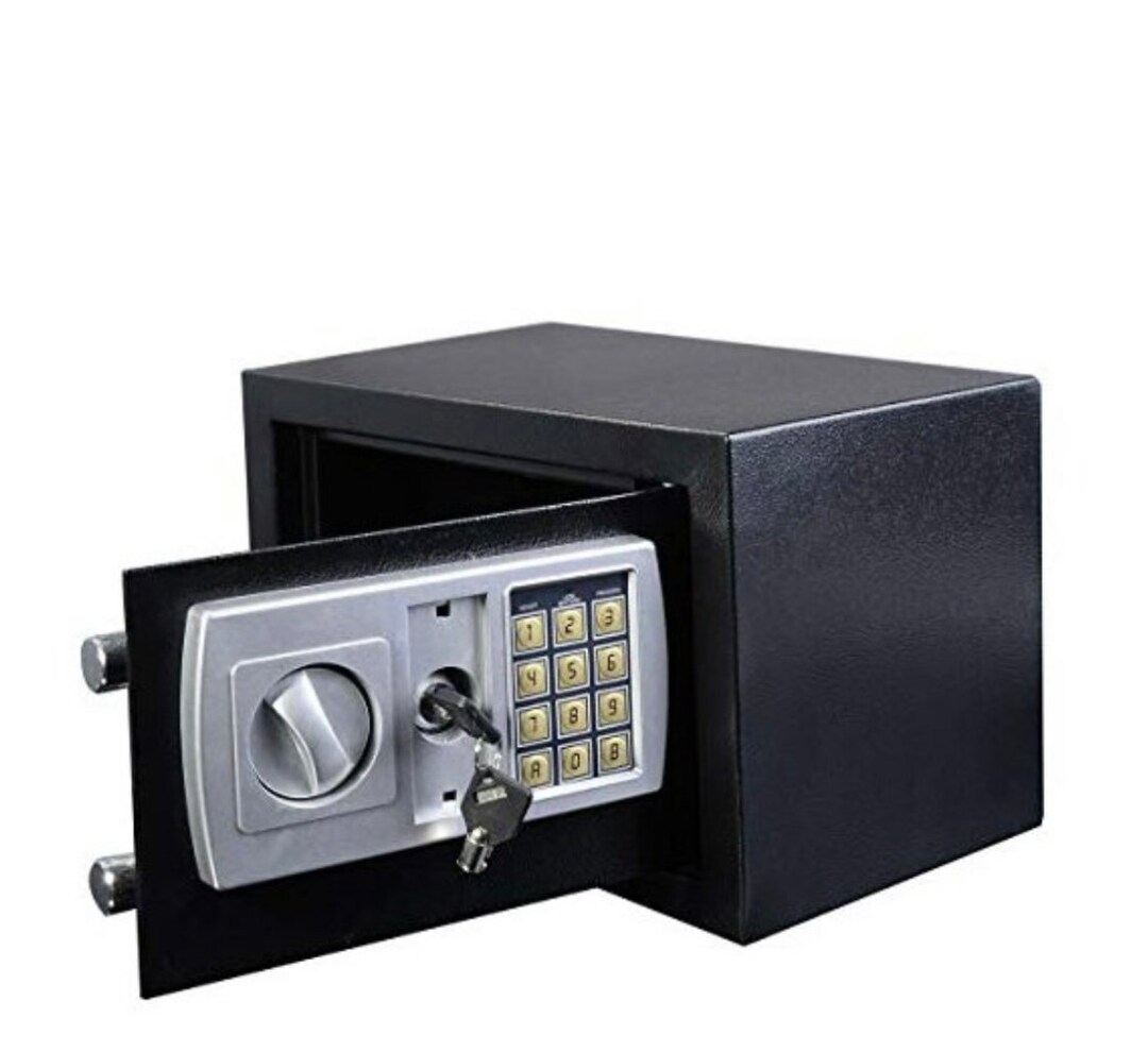 Fireproof 8.5L Electronic Password Security Safe Money Cash Deposit Box ...