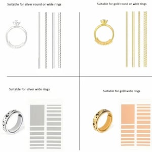 46 Pcs Ring Size Adjusters for Adjusting Loose Rings - Etsy