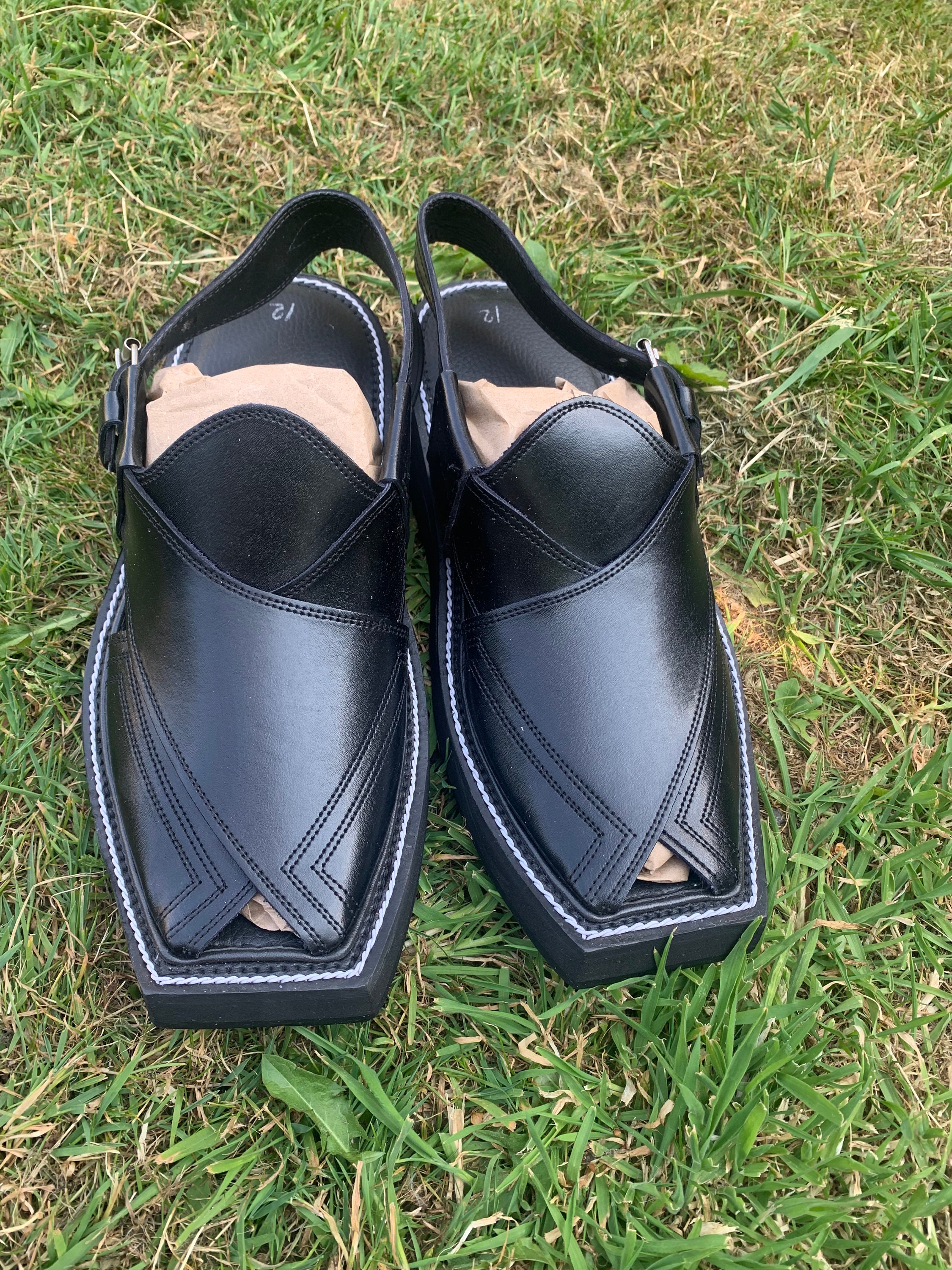 Mens Handmade Kaptaan Peshawari Chappal Sandals Size Uk7,8,9,10,11 - Etsy