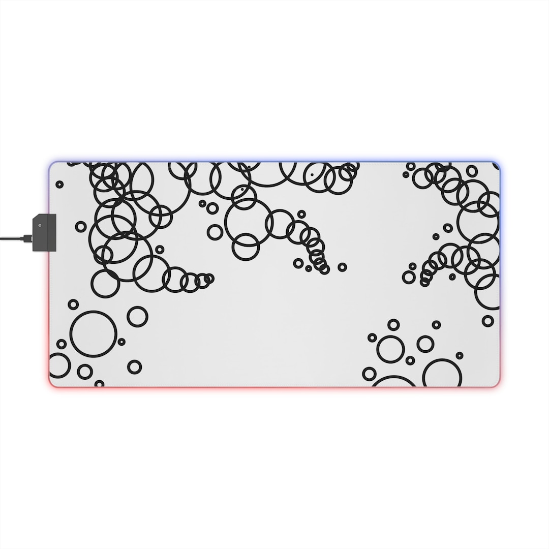 LED Gaming Mouse Pad Modern Design Xxl Mouse Pad - Etsy