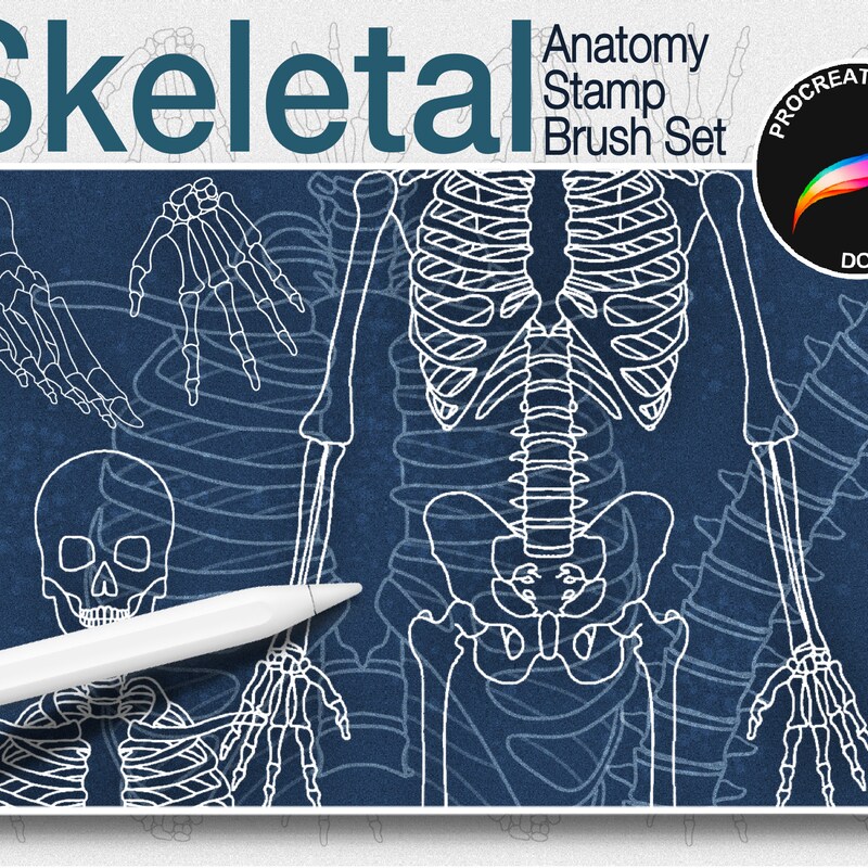 Skeleton Stamps - Etsy