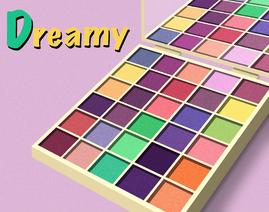 Dreamy Nostalgic Themed Aesthetic Color Palette Vibrant Swatches ...