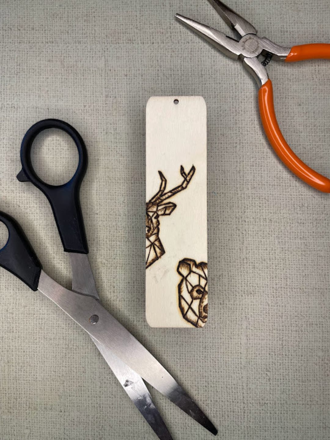 Wood-burned Custom Bookmark - Etsy