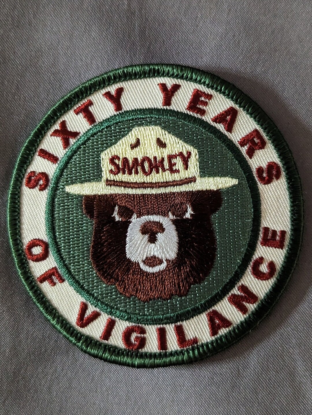 Vintage 60th Anniversary Smokey Patch - Etsy