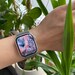 Tropical Leaves Apple Watch Wallpaper, Green Watercolor Apple Watch ...