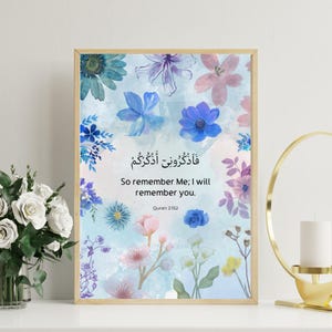 Islamic Home Decor Set | Printable Quran Verses | Set of 3 Digital ...