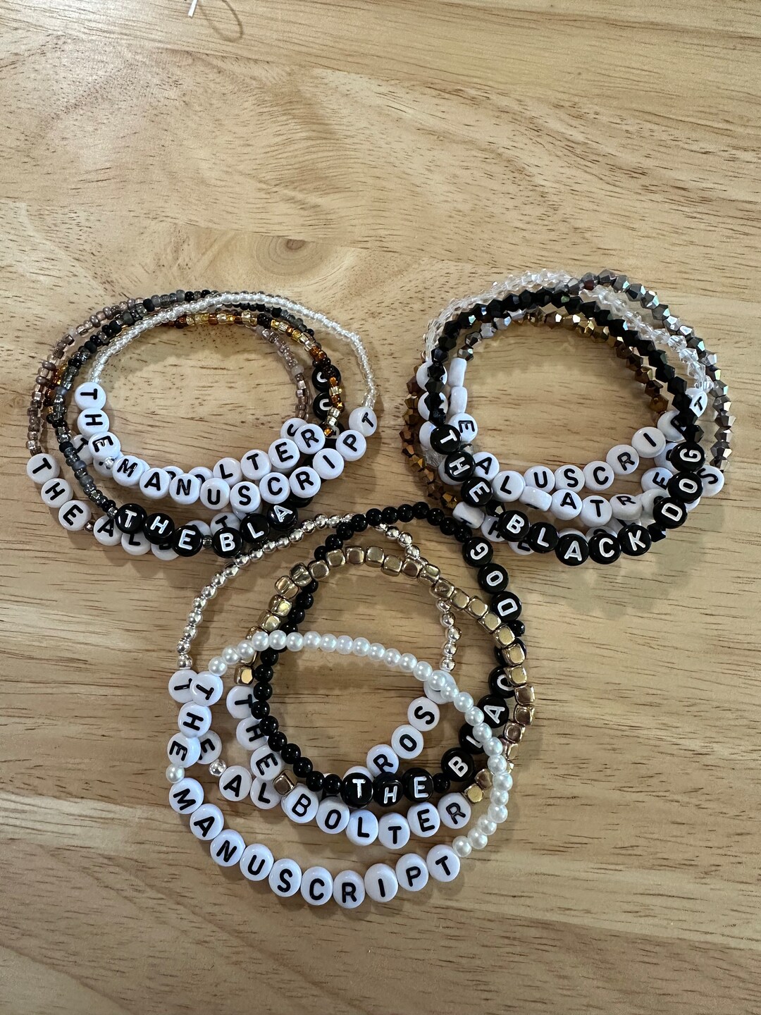 TTPD Variant Bracelet Bundle, the Tortured Poets Department Bracelet ...