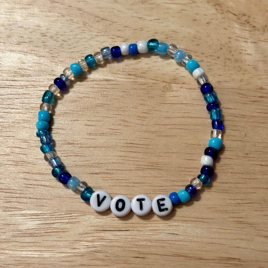 Vote Bracelet Election Bracelet Kamala Harris Bracelet 2024 Bracelet ...