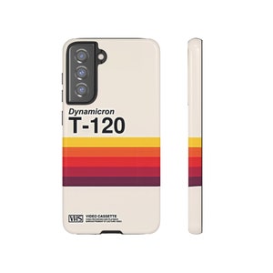 Retro VHS Tape Dynamicron T120 Phone Case I Retrowave Blank Tape Phone ...