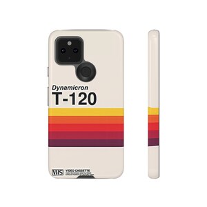 Retro VHS Tape Dynamicron T120 Phone Case I Retrowave Blank Tape Phone ...