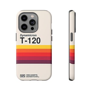Retro VHS Tape Dynamicron T120 Phone Case I Retrowave Blank Tape Phone ...