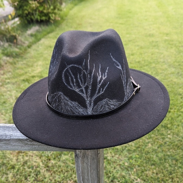 Goth Cowboy Hat - Etsy