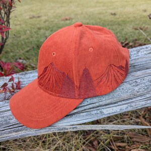 Rocky Mountain Hat, Burned Baseball Hat, Dad Cap, Blue Ridge Mountains ...