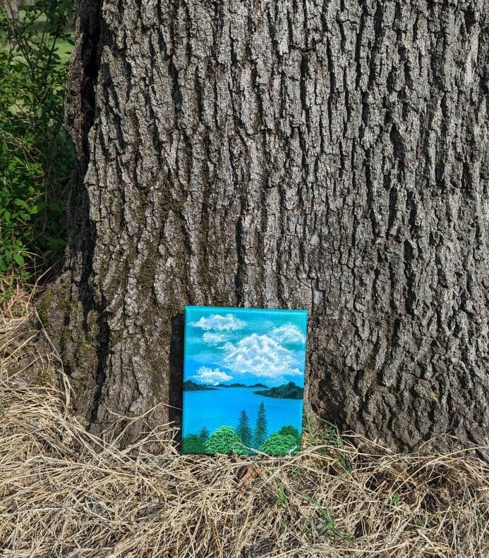Original 8x10 Acrylic Landscape Painting Small Canvas Art - Etsy