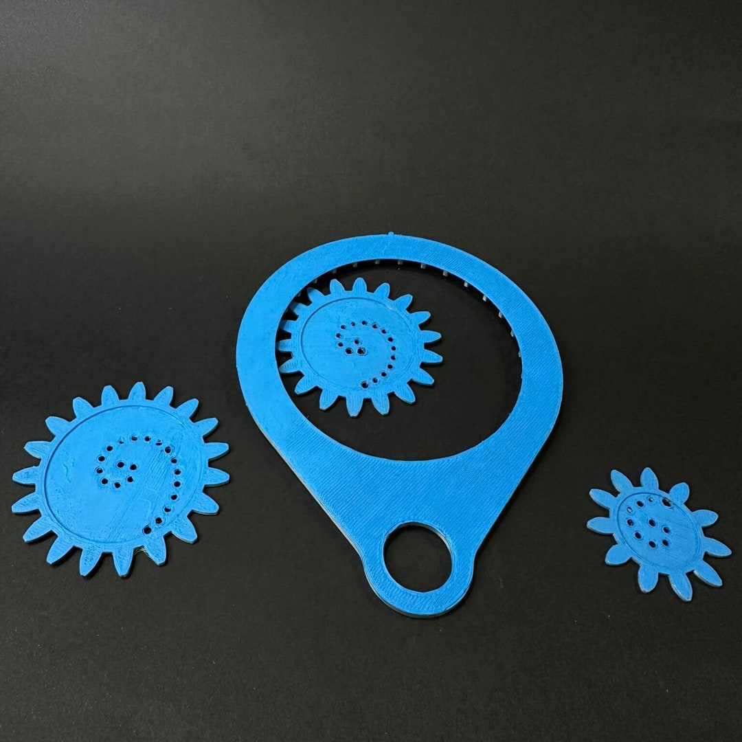 Spirograph 3D Printed | 3 Different Models | Geometric Art - Etsy