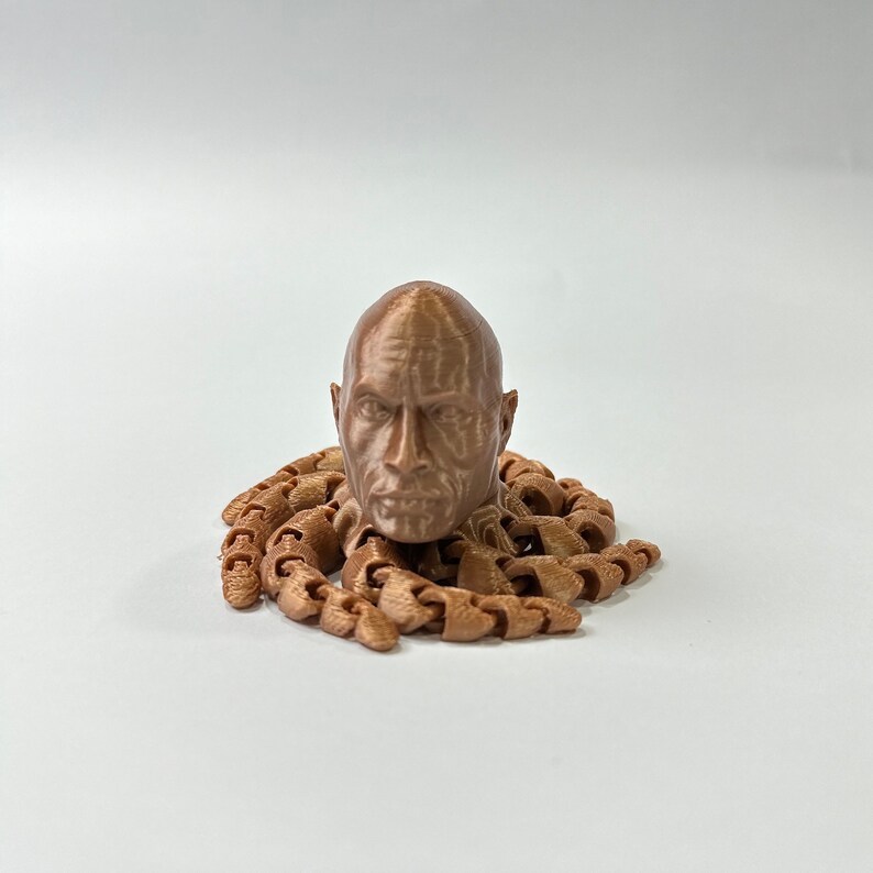 Rocktopus Fidget Toy | 3D Printed Rocktopus | Flexi | the Rock | Dwayne ...