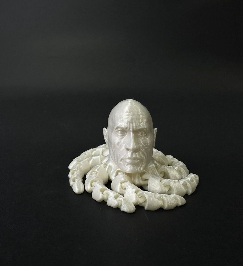 Rocktopus Fidget Toy | 3D Printed Rocktopus | Flexi | the Rock | Dwayne ...