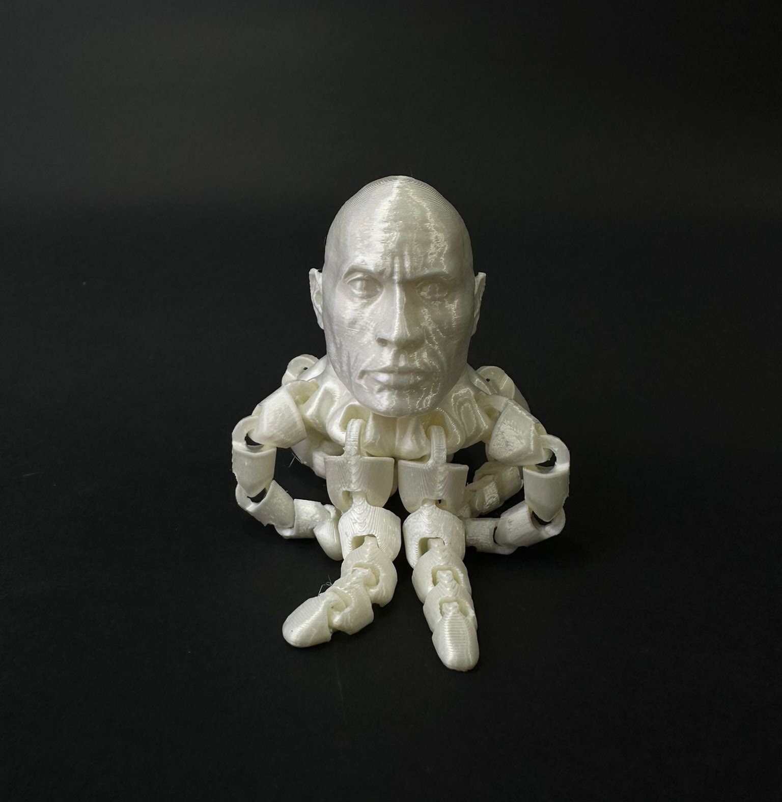 Rocktopus Fidget Toy | 3D Printed Rocktopus | Flexi | the Rock | Dwayne ...