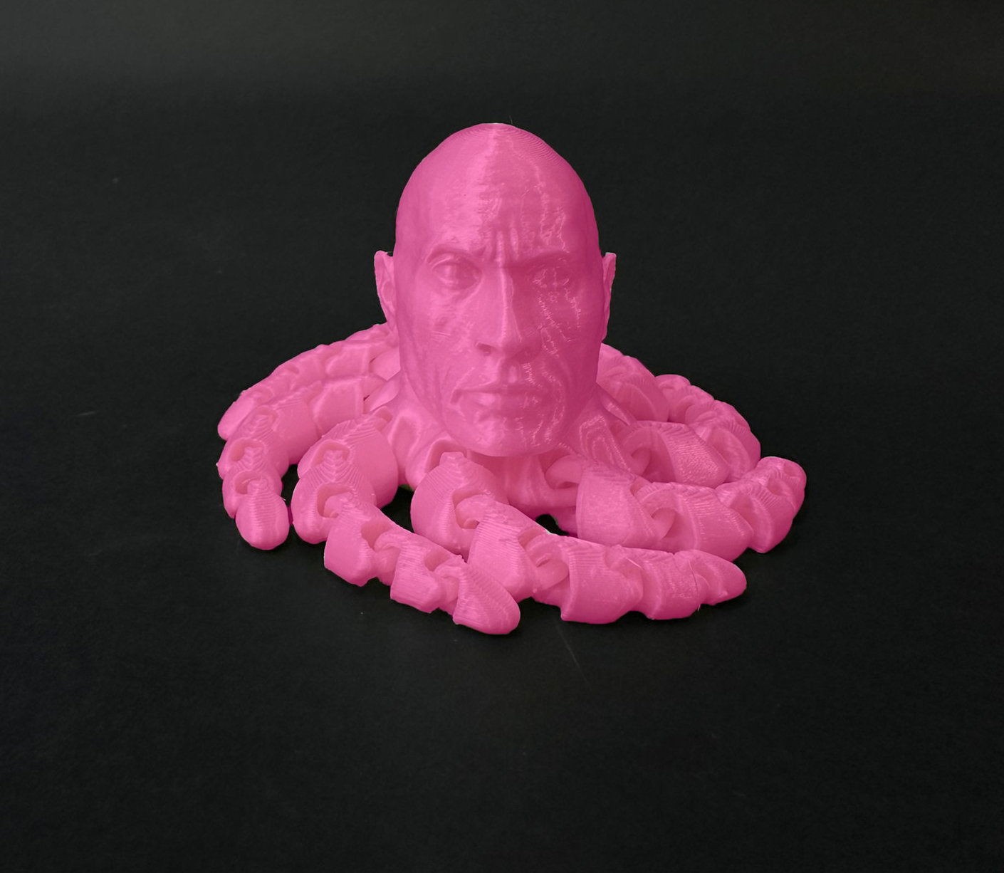 Rocktopus Fidget Toy | 3D Printed Rocktopus | Flexi | the Rock | Dwayne ...