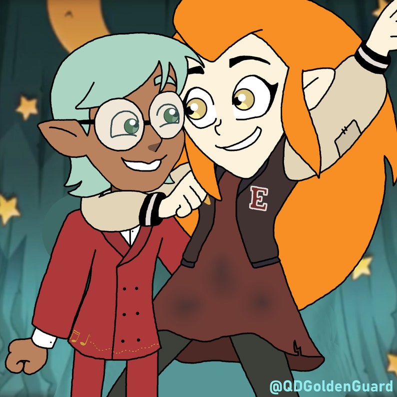 The Owl House Raeda Grom Photo Booth Keychain - Etsy