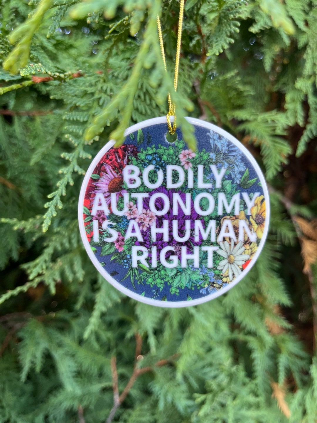 Bodily Autonomy is a Human Right Ornaments Queer Holiday - Etsy