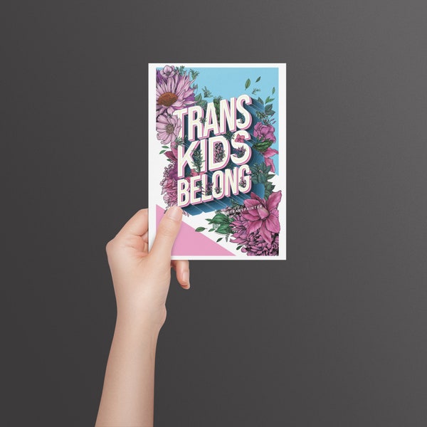 Trans Birthday Card - Etsy