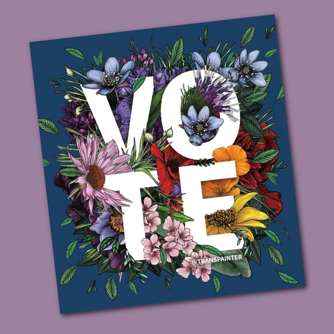 Vote Sticker | Election Day Sticker | Driving Voters Stickers | Voting ...