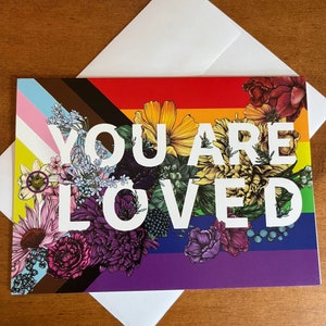 10 Pack: You Are Loved Queer Cards & Envelopes LGBTQ Greeting Cards - Etsy