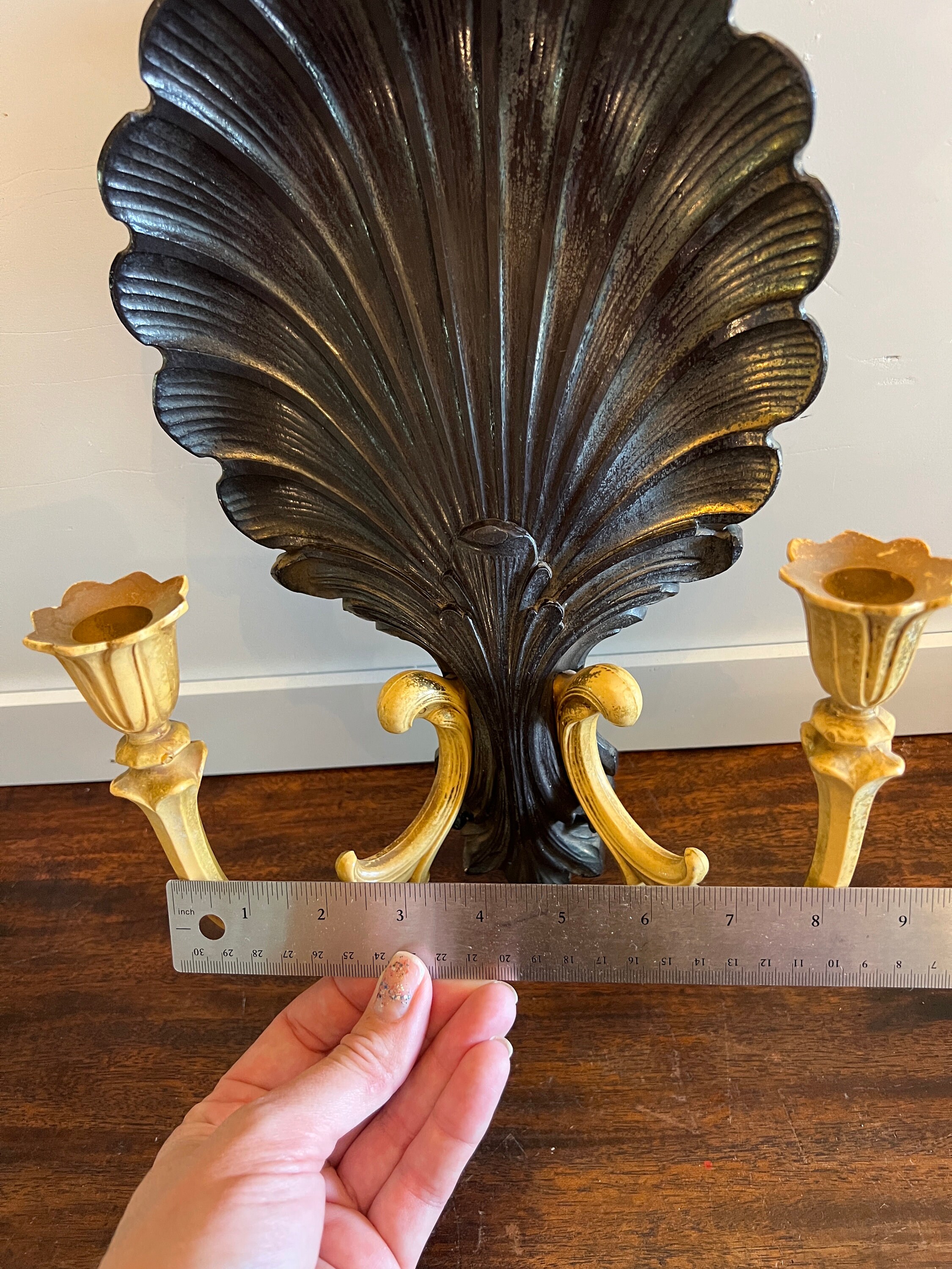 Vintage 1981 Syroco Inc. No. 4224 Hollywood Regency Seashell Design ...