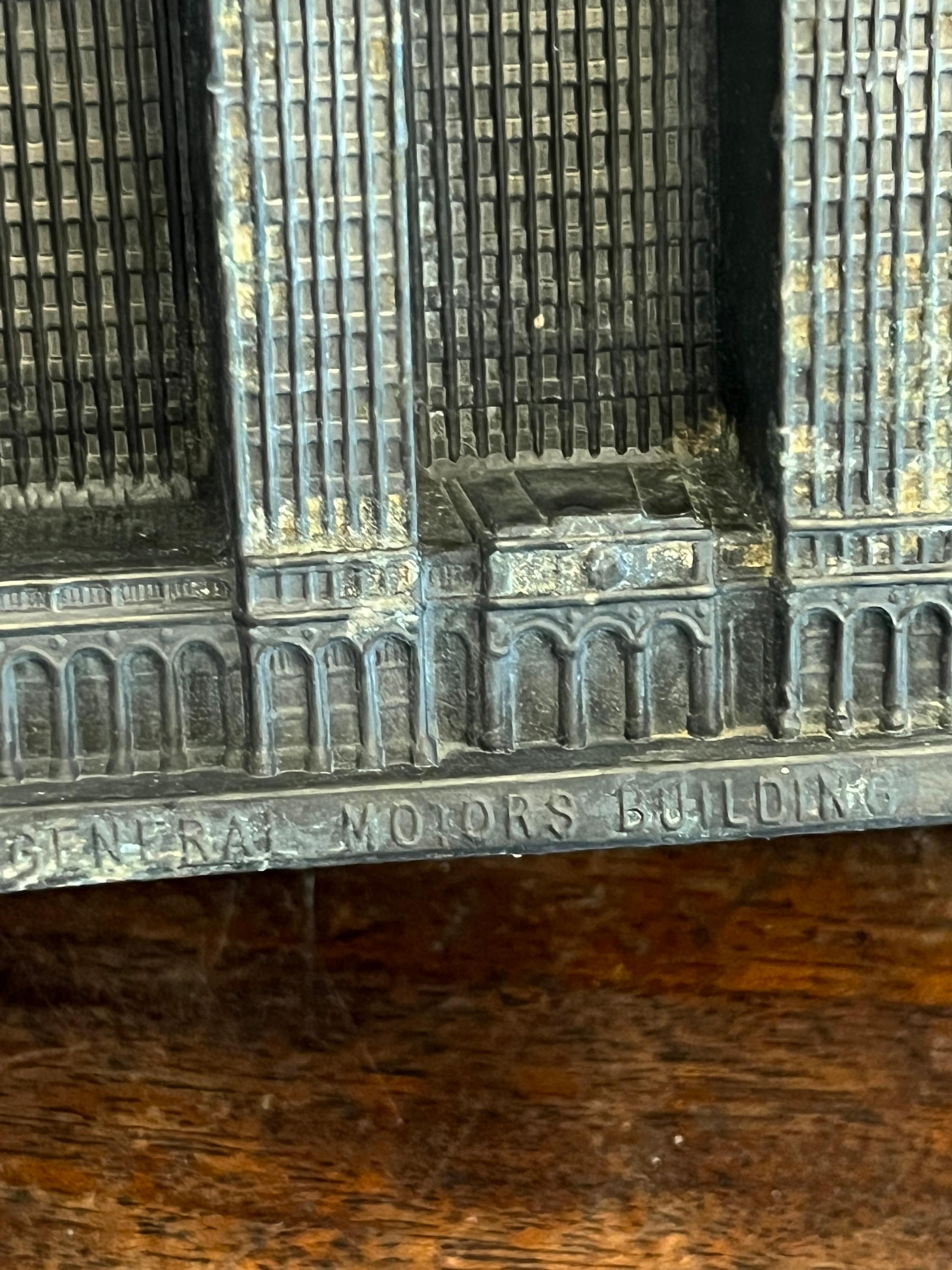 Cast Iron 1930s General Motors/ Chevrolet Building Replica Price is for ...