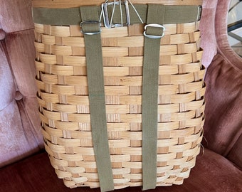 Adirondack Pack Basket- Foraging Backpack - “red-shouldered Hawk“ - Etsy