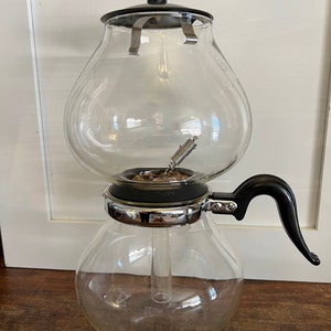 Vintage Pyrex Silex 8 Cup Coffee Siphon Vacuum Rod Double Bowl - Etsy
